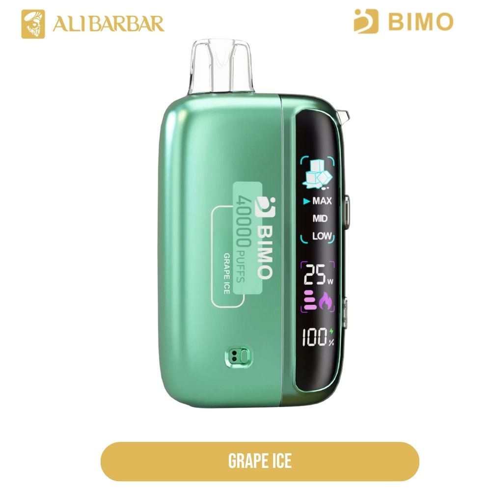 BIMO Felxy 40000 Kit – Grape Ice - Alibarbar Vape Australia